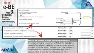 Lhdn e-filing guide for e-Be | PDF