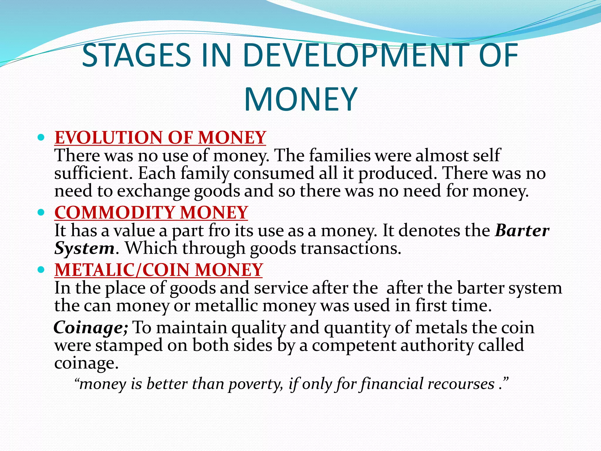 What is money | PPTX