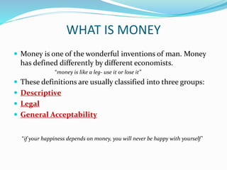 What is money | PPT