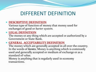 What is money | PPT