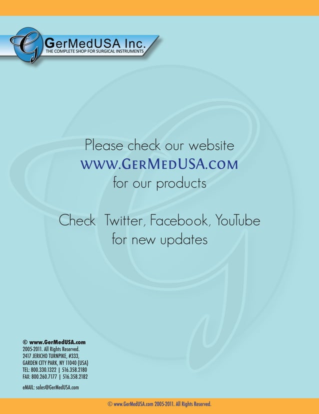 Left Hand Surgical Instruments from GermedUSA | PDF