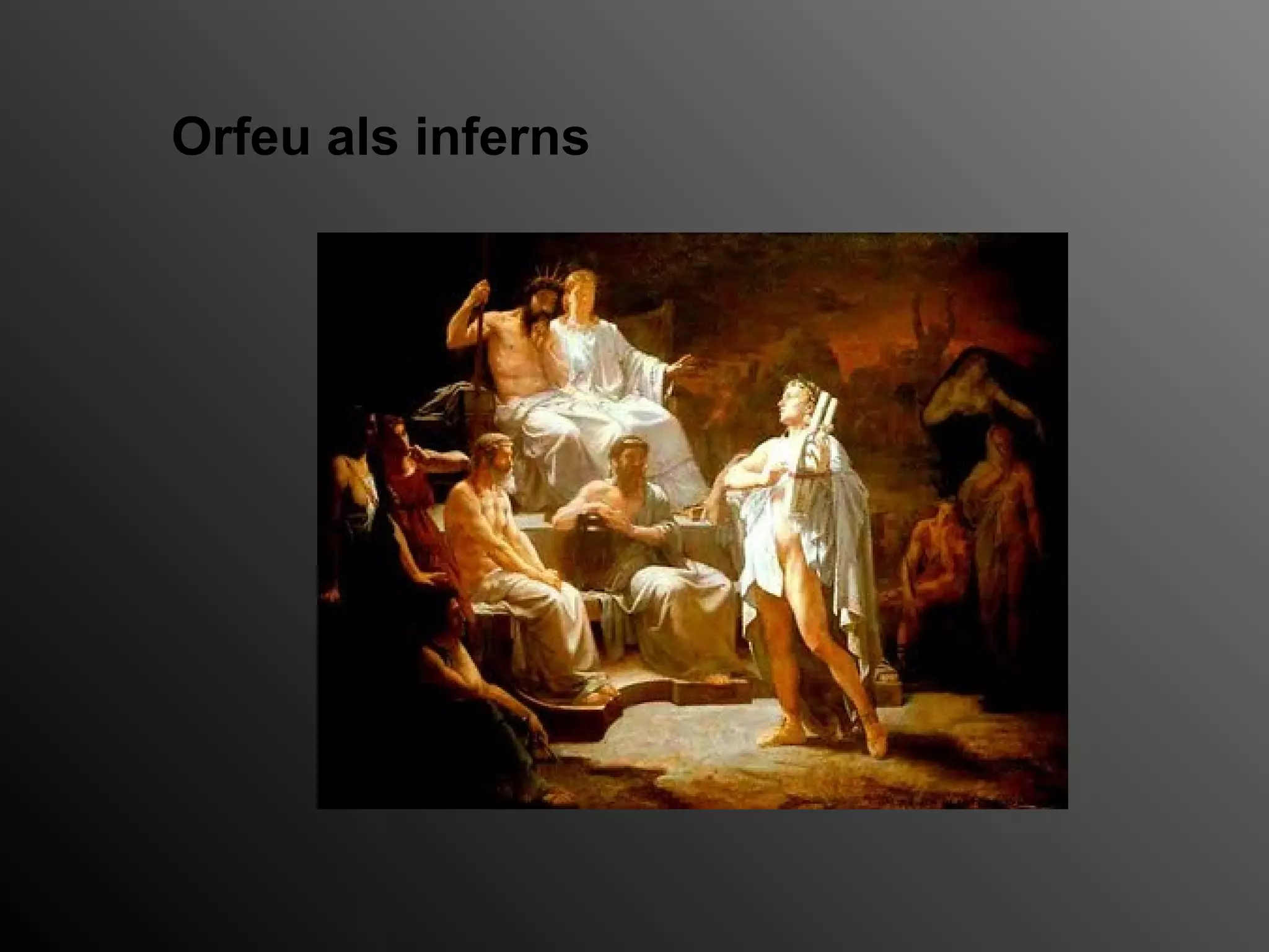 L'historia de l'orfeu | PPT