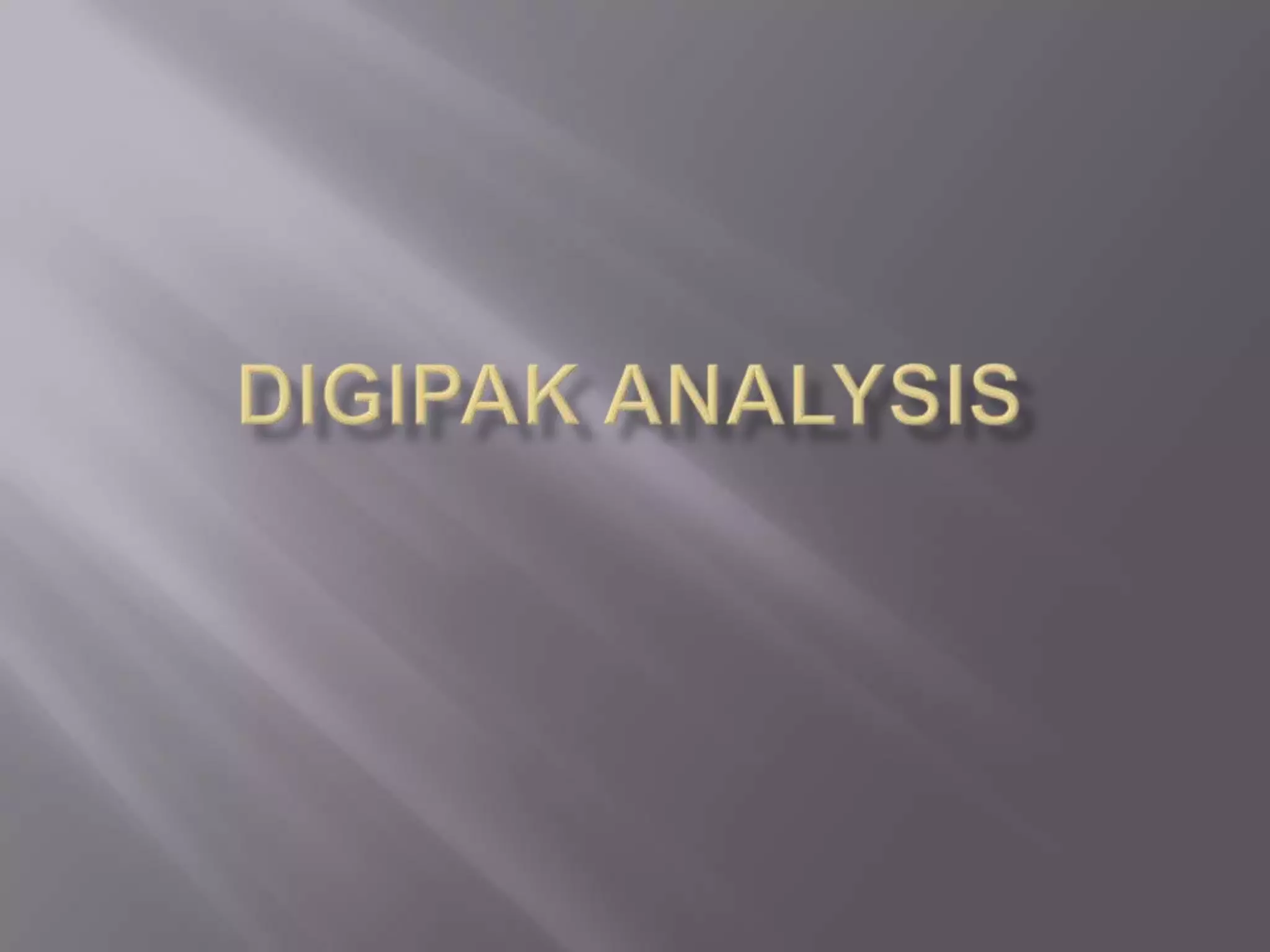 Lhj digipak analysis | PPTX