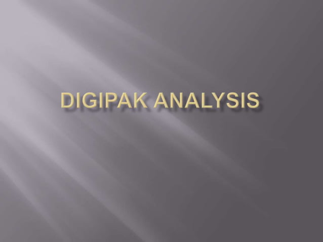 Lhj digipak analysis | PPTX