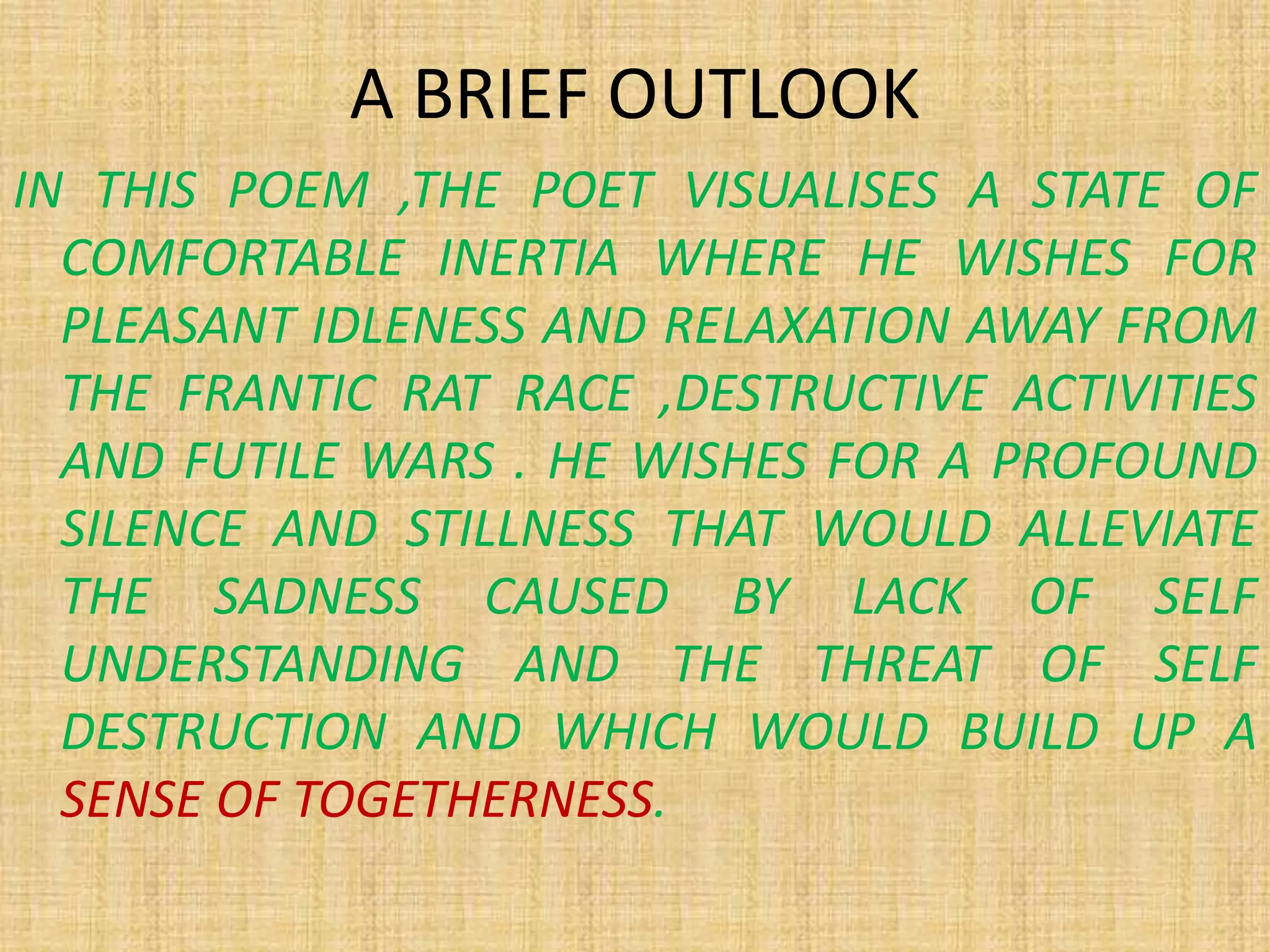 Keeping quiet- Pablo Neruda | PPTX