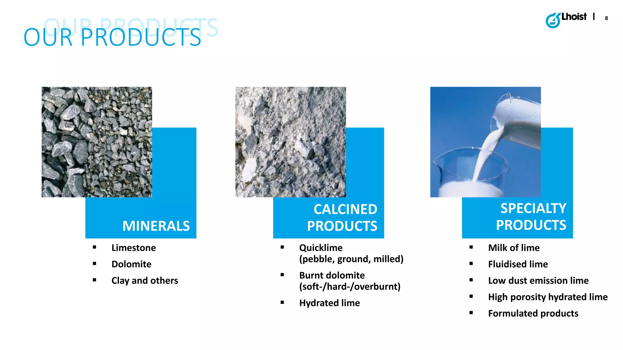 Lhoist Group Presentation 2018 | PDF