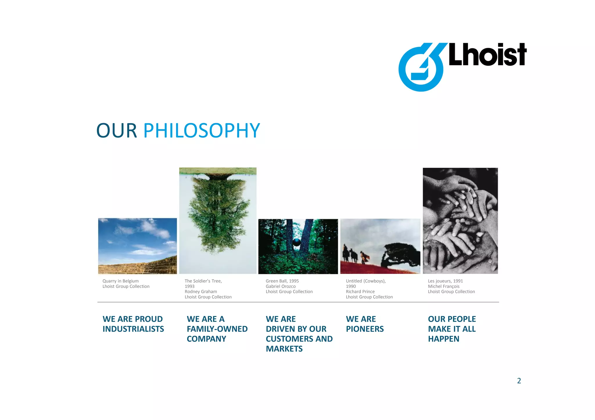 Lhoist group presentation 2015 | PDF