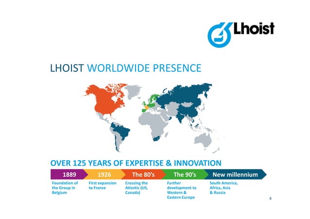 Lhoist group presentation 2015 | PDF