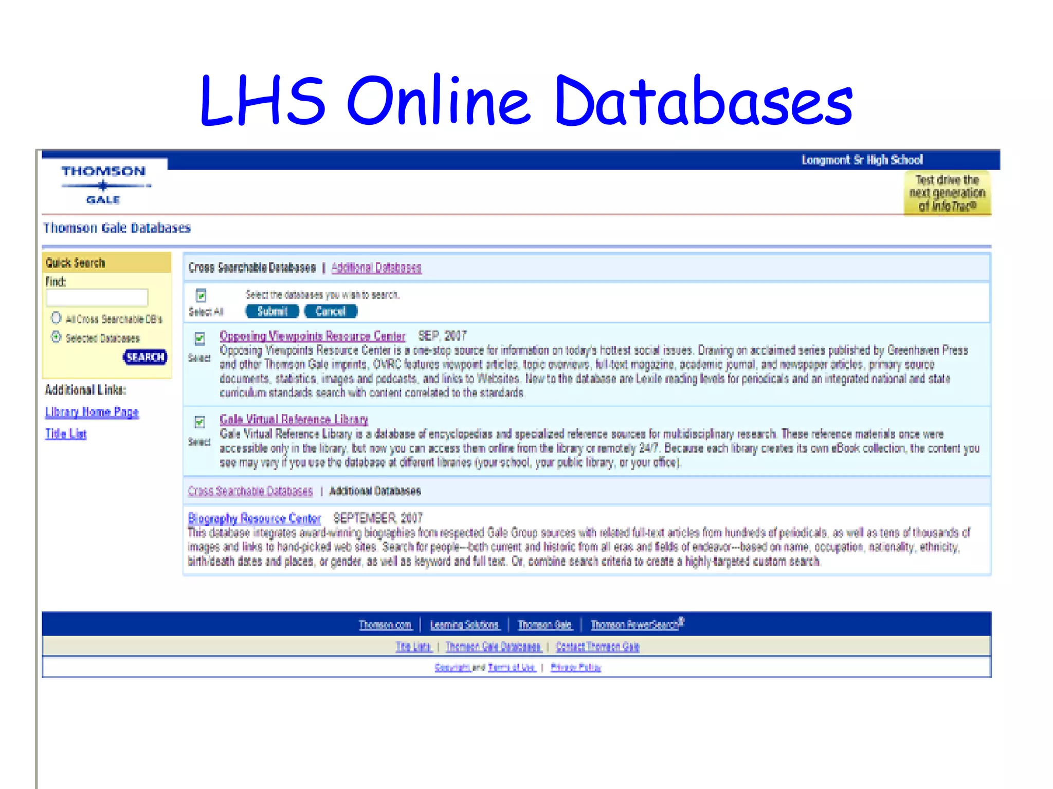 Lhs Library Orientation | PPT