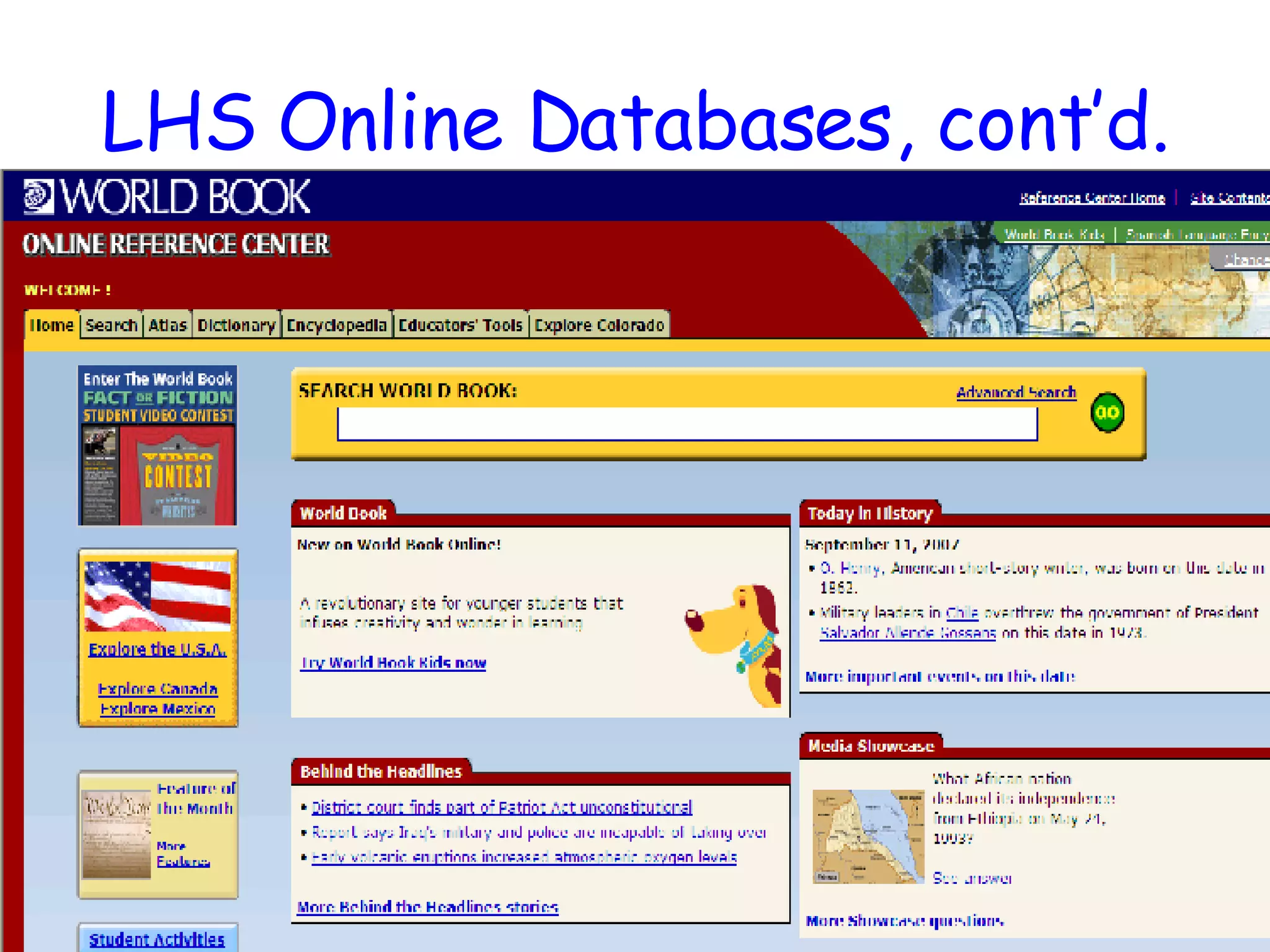 Lhs Library Orientation | PPT