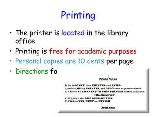 Lhs Library Orientation | PPT