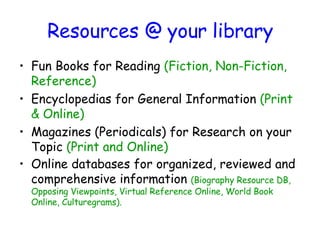 Lhs Library Orientation | PPT
