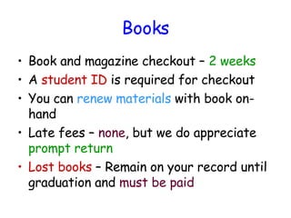 Lhs Library Orientation | PPT