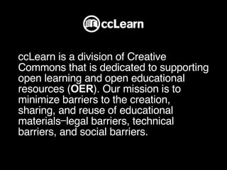 ccLearn presentation for Lawrence Hall of Science | PPT