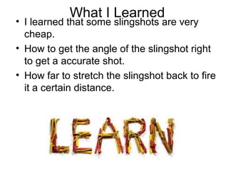 LH sling shot | PPT
