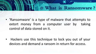RANSOMWARE | PPT