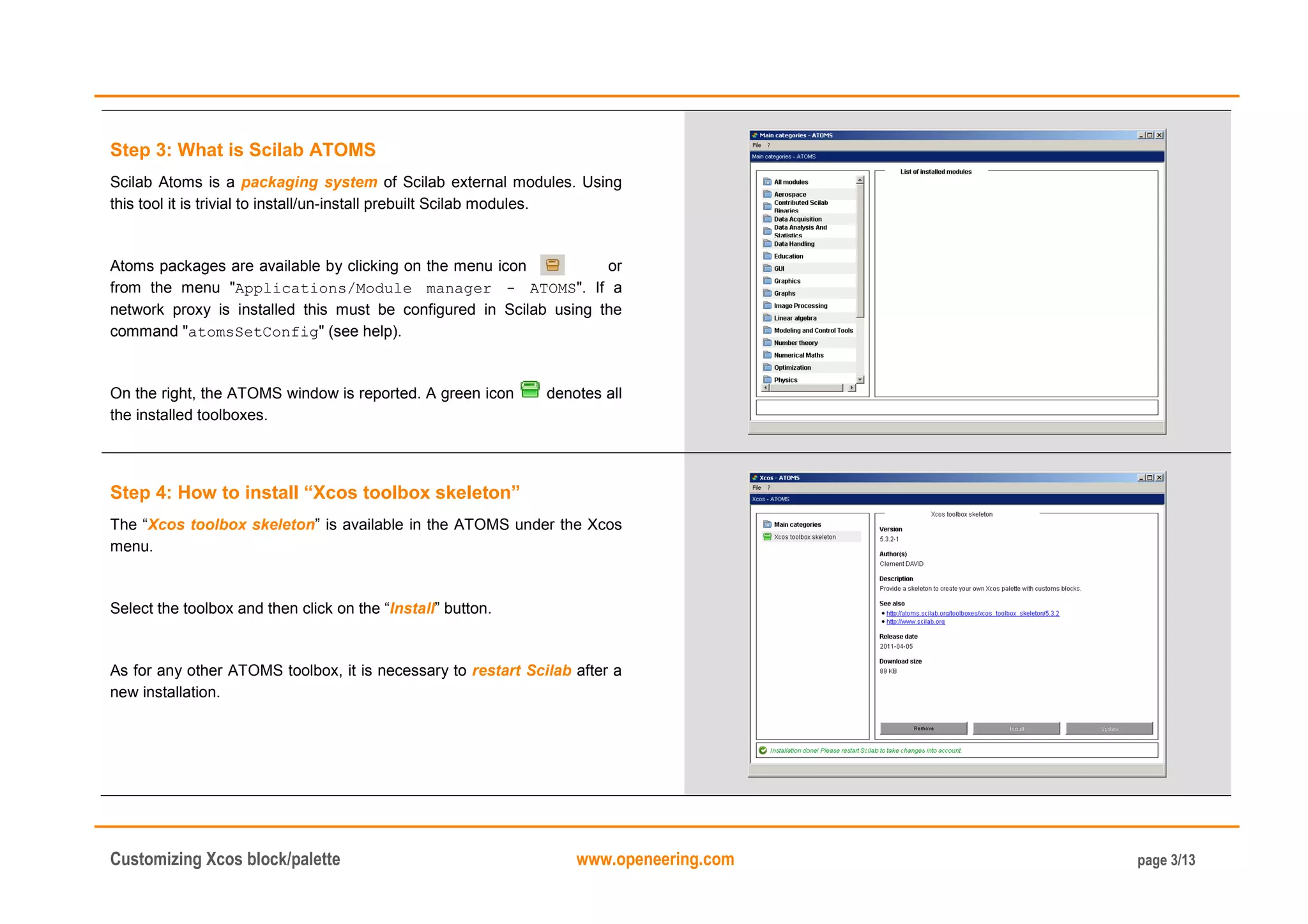 Customizing Xcos with new Blocks and Palette | PDF