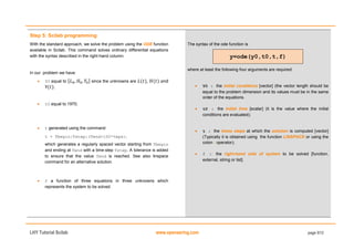 Modeling an ODE: 3 different approaches - Part 1 | PDF | Programming Languages | Computing