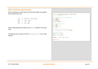 Modeling an ODE: 3 different approaches - Part 1 | PDF | Programming Languages | Computing