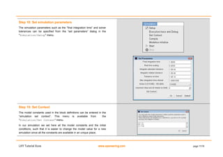 Modeling an ODE: 3 different approaches - Part 2 | PPT