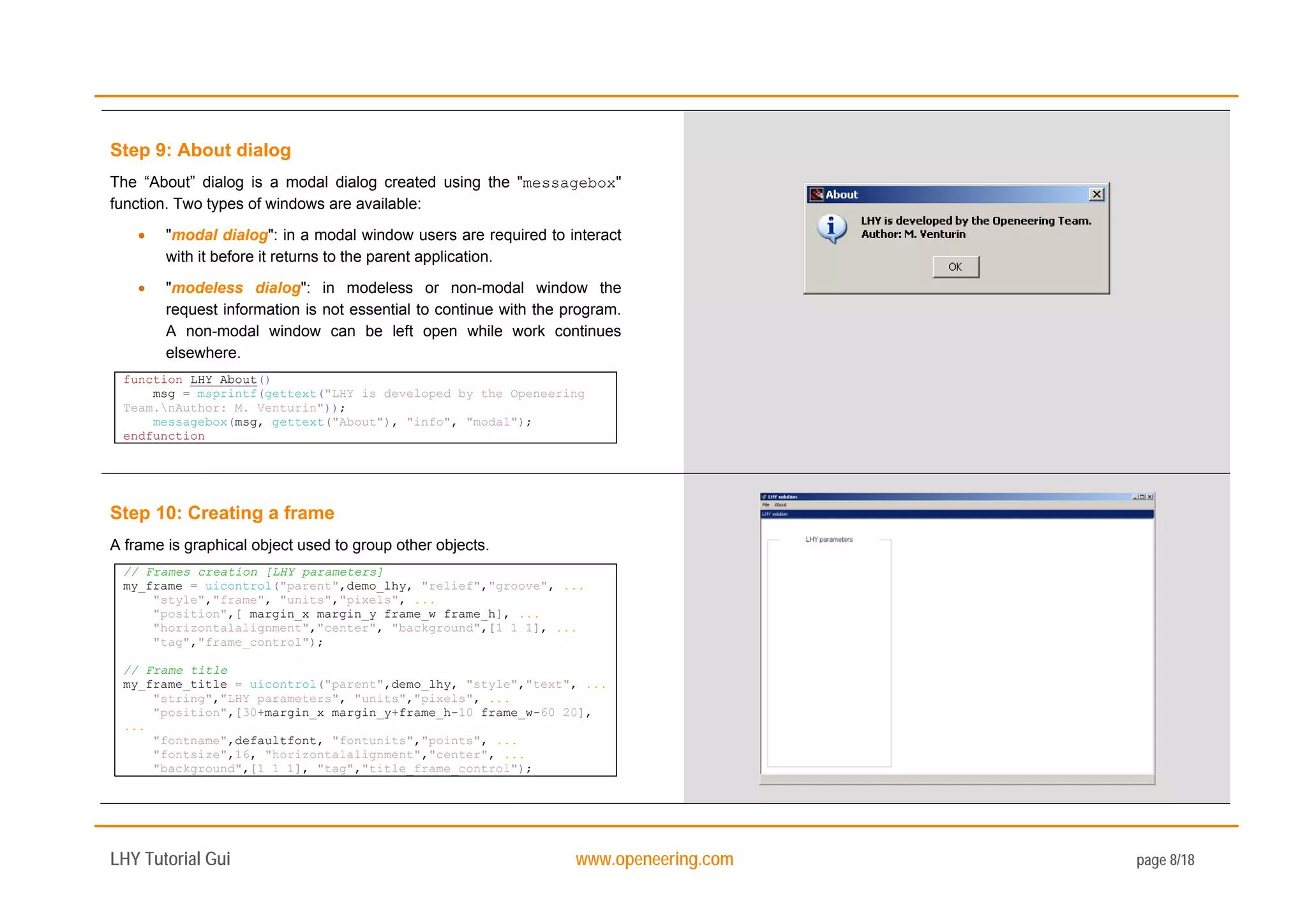 How to develop a Graphical User Interface (GUI) in Scilab | PDF