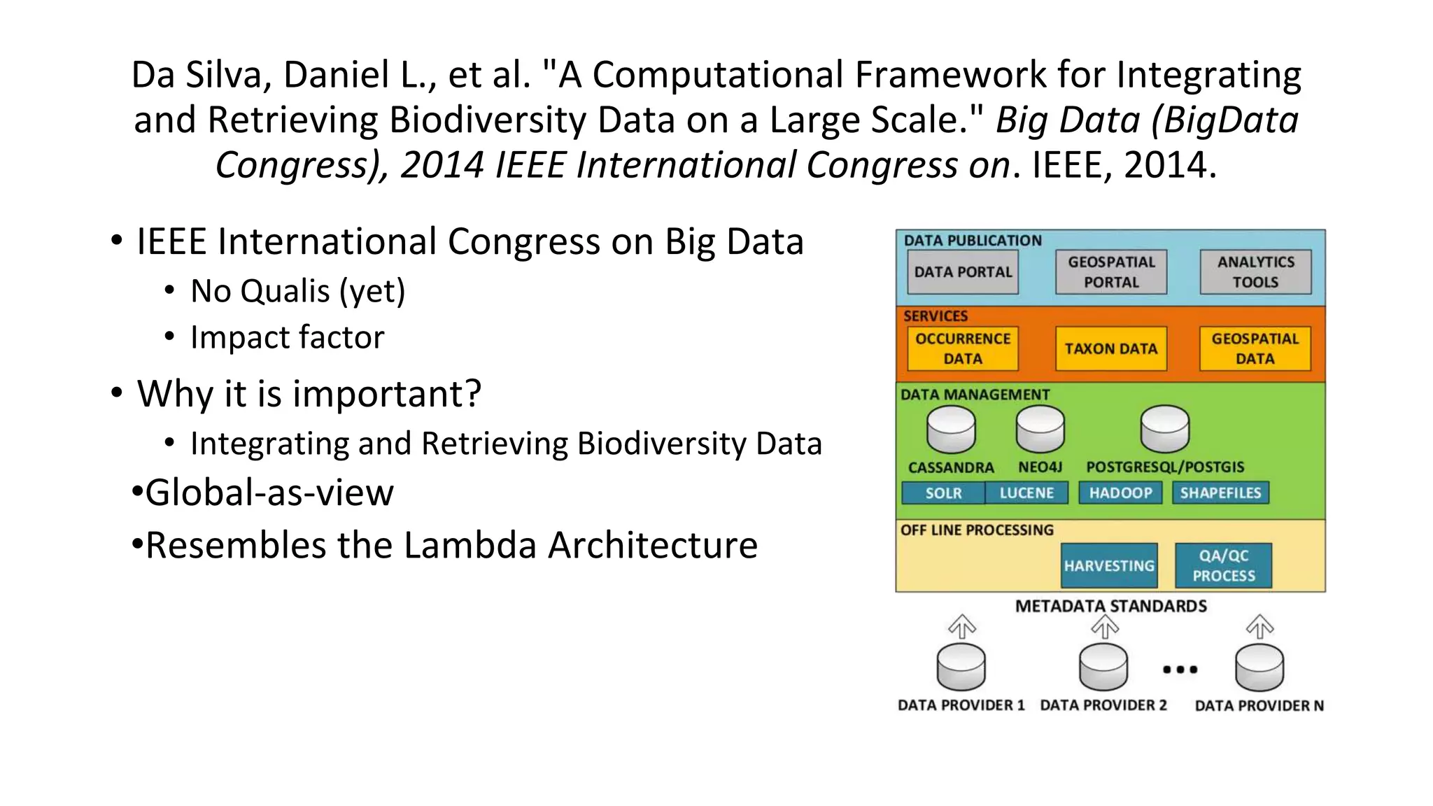 Survey on NoSQL integration | PPTX