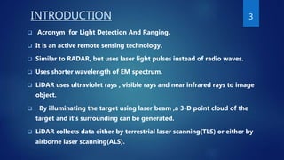 LiDAR and its application in civil engineering | PPTX