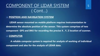 LiDAR and its application in civil engineering | PPTX