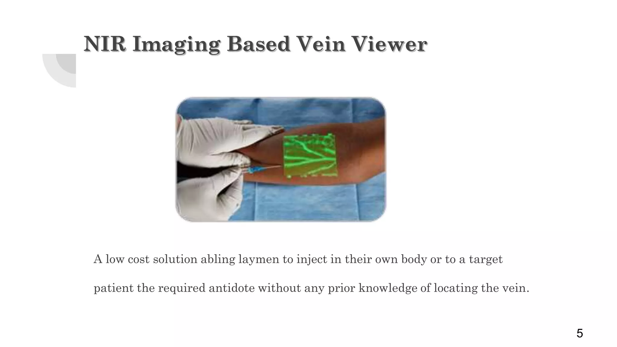 VEIN VIEWER(NIR IMAGING) | PPTX