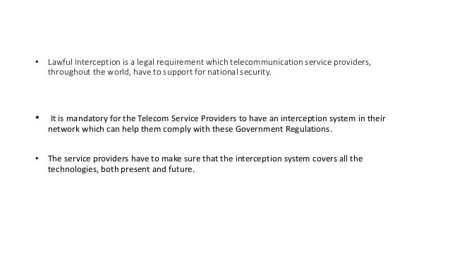 Lawful Interception System-Pertsol | PPTX
