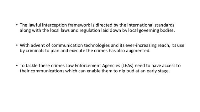 Lawful Interception System-Pertsol | PPTX