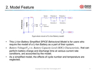 Lithium Ion Phosphate(Li-FePO4) Battery Simplified SPICE Behavioral ...