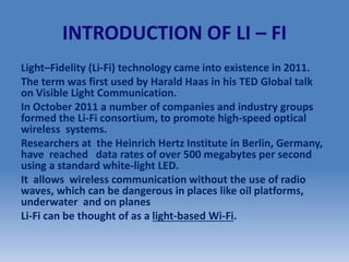 Li fi | PPT