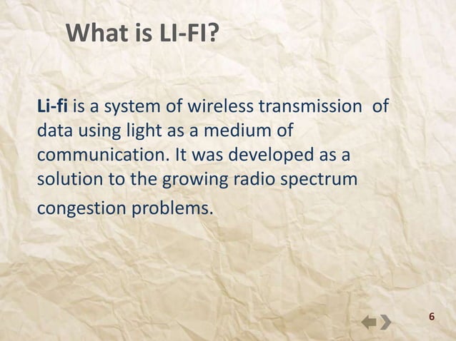 Li-fi Technology | PPTX