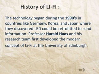 Li-fi Technology | PPTX
