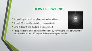 Light fidelity(LI-FI) | PPT