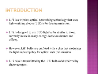 Li fi technology ppt www.studymafia.org
