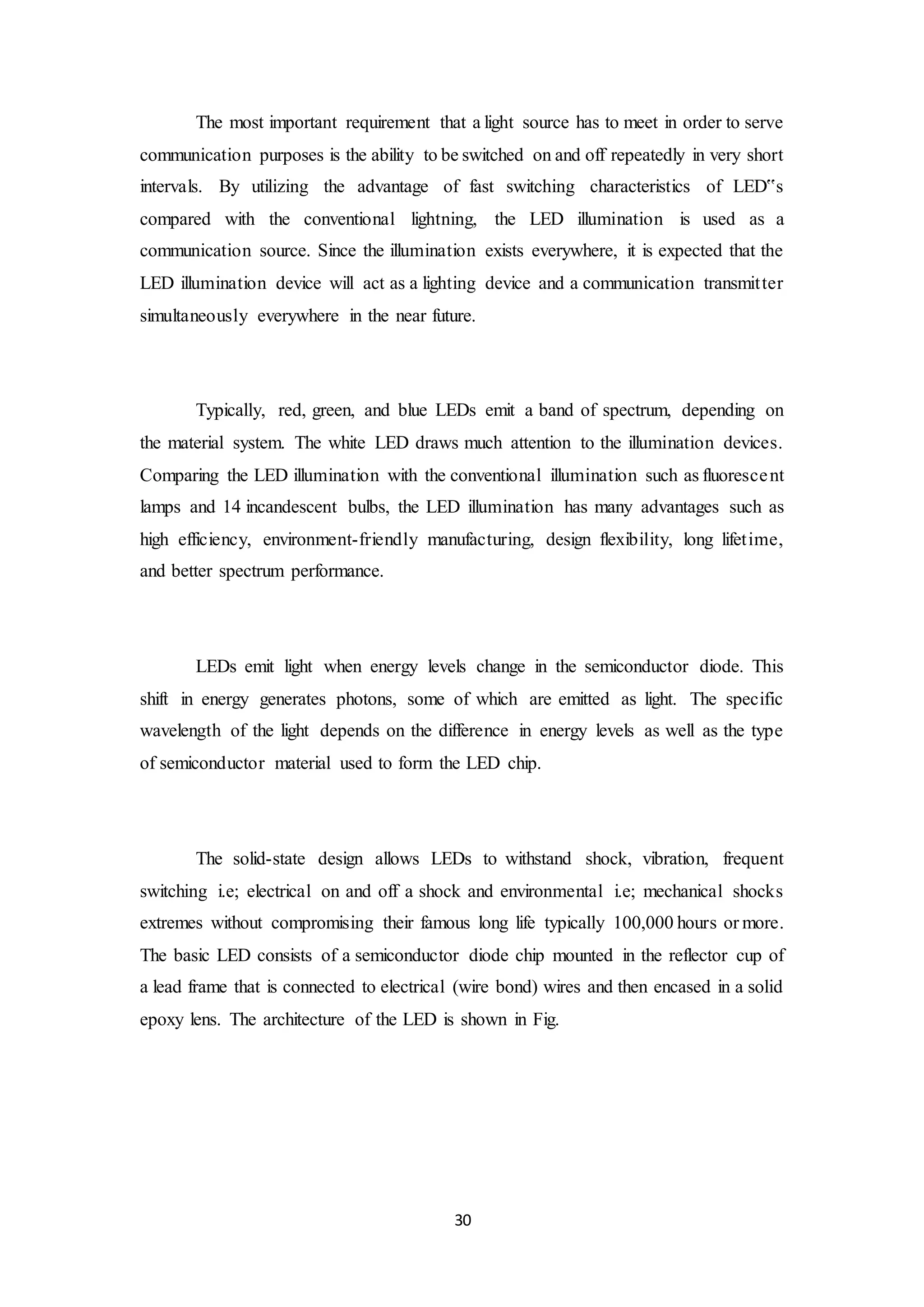 Li-Fi Audio Transmission Project Documentation/Report | DOCX