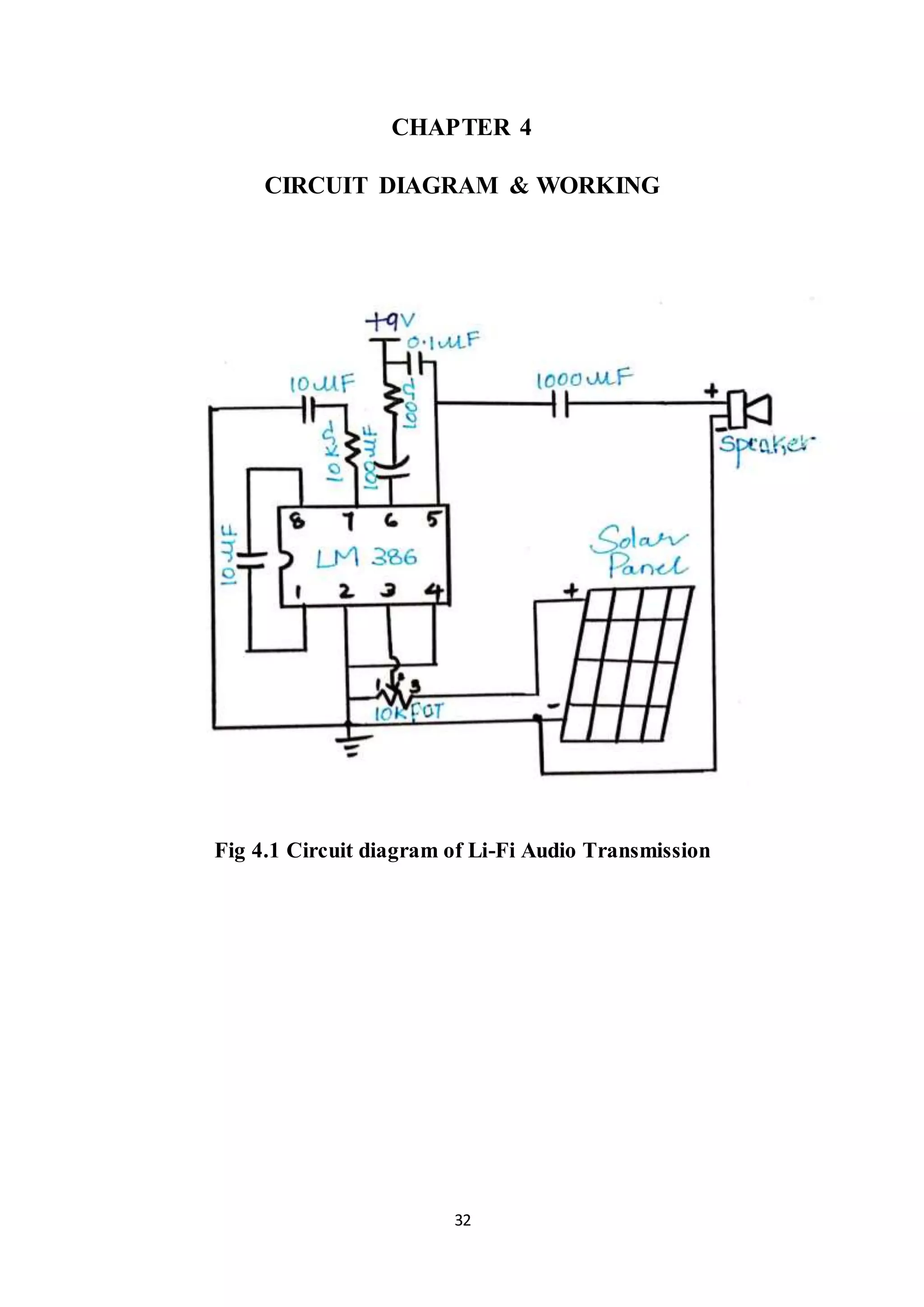 Li-Fi Audio Transmission Project Documentation/Report | DOCX