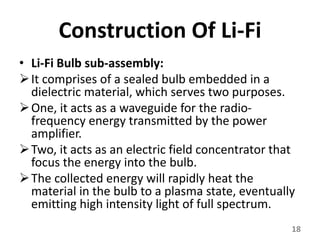 Li-Fi - Data through illumination | PPT