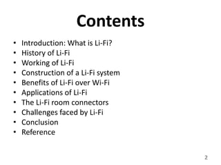 Li-Fi - Data through illumination | PPTX