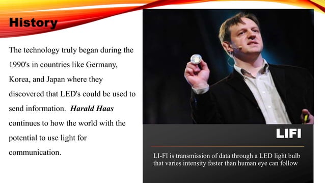 Audio Transmission using LED | PPTX