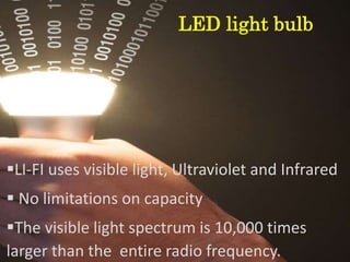 Li fi [light fidelity] | PPT