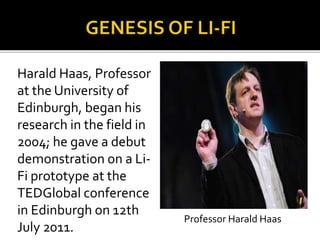 Li-fi Technology presentation | PPTX