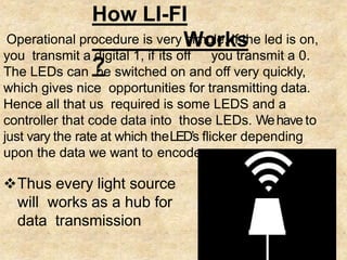Li fi project presentation | PPT