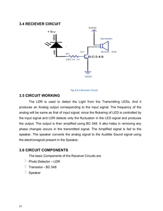 Audio signal transmission using Li-Fi. | PDF
