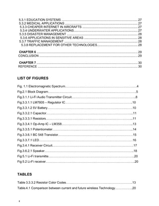Audio signal transmission using Li-Fi. | PDF