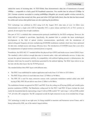 Li-Fi Seminar Report | DOCX