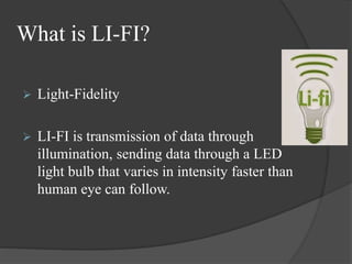 Li fi technology | PPT