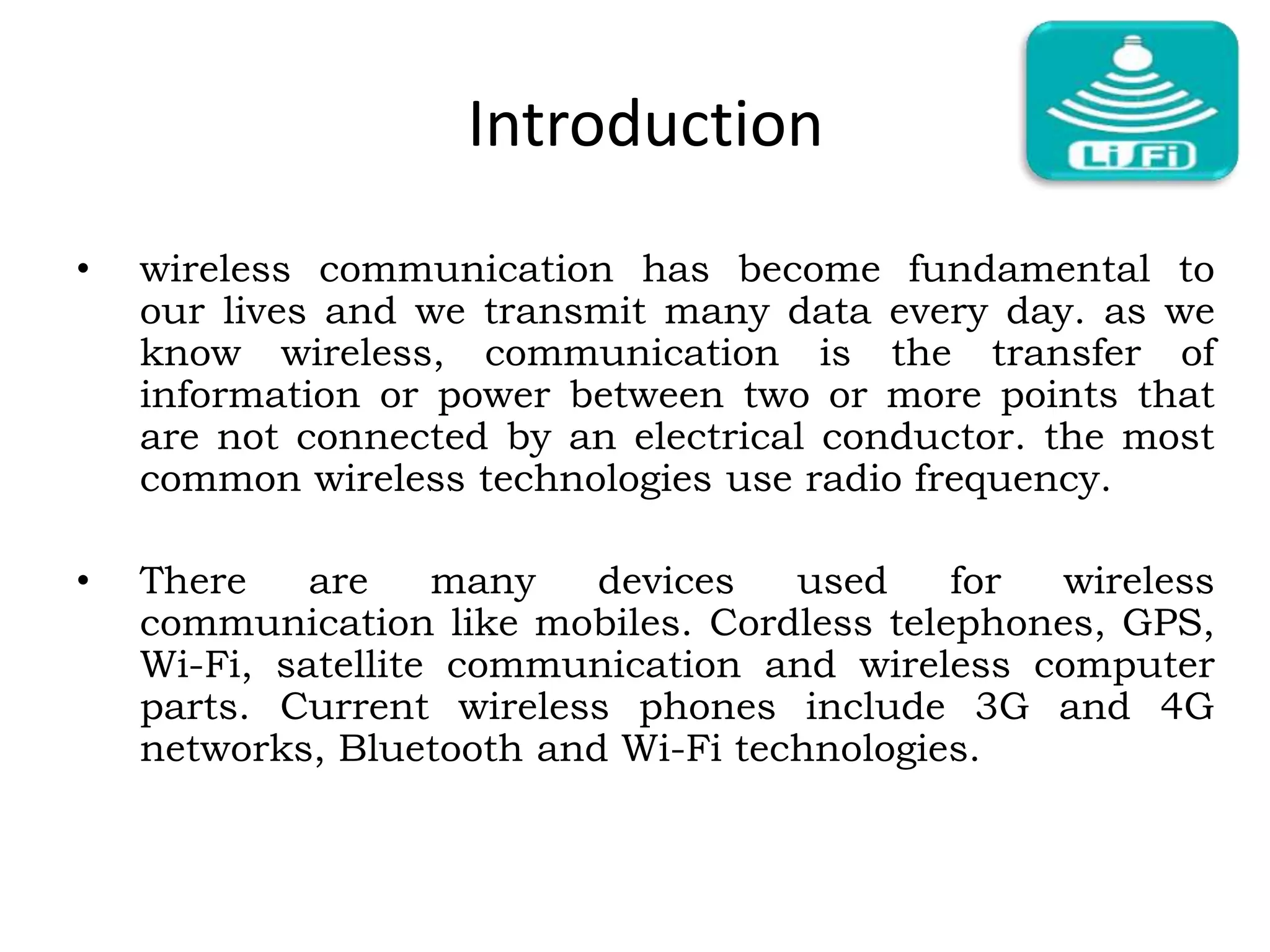 Li fi technology | PPTX